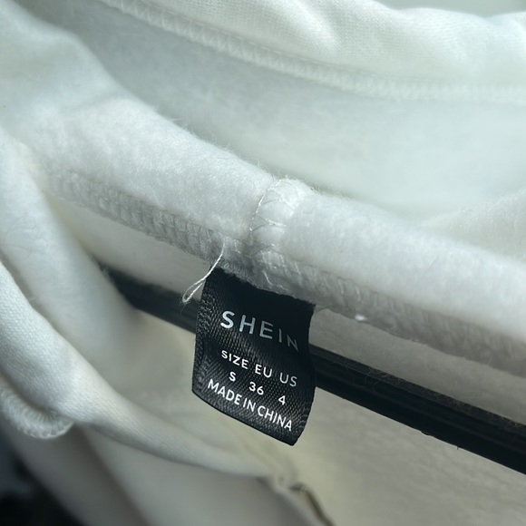 SHEIN | Jackets & Coats | Shein Cropped Jacket White | Poshmark